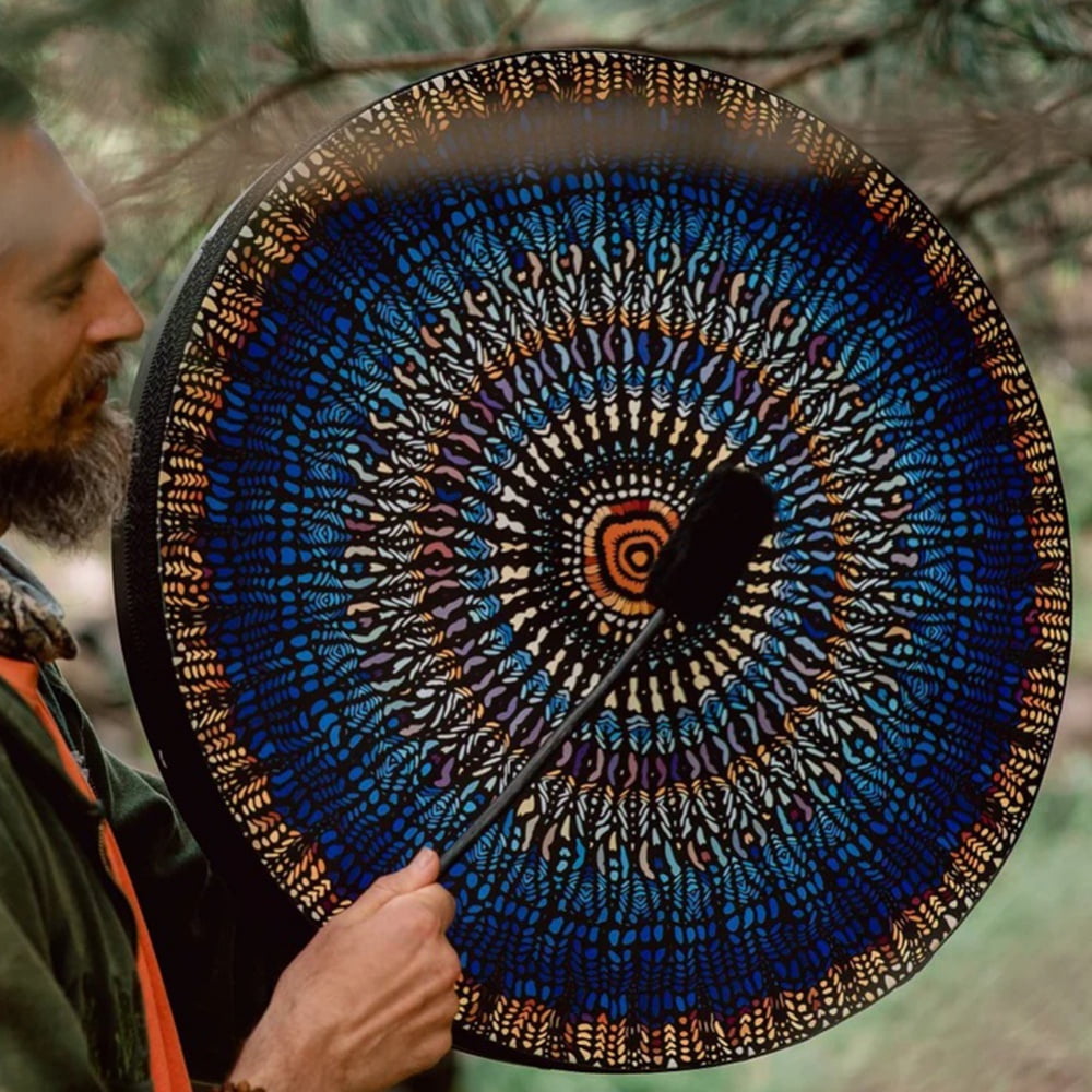 Shaman Drum, Handmade Shamanic Drum, Symbol of the Siberian Drum Spirit ...