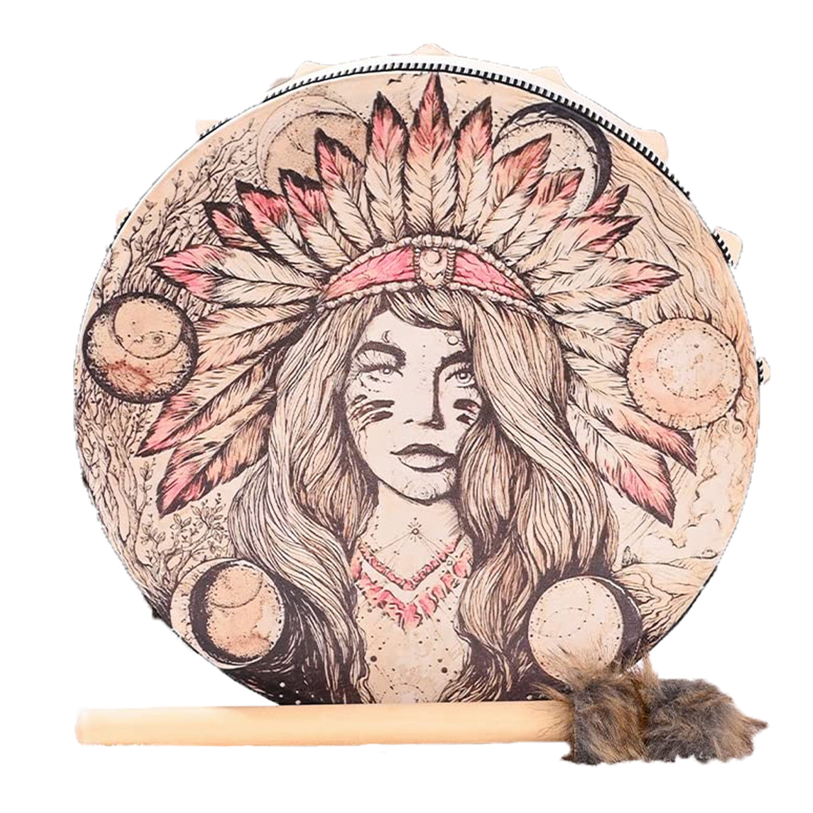 Shaman Drum Tree of Life Siberian Vegetarian Shaman Drum Sound Healing ...