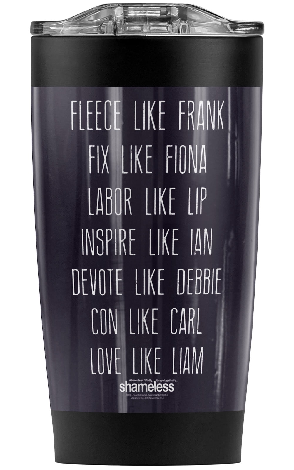 Shameless Family Fued Stainless Steel Tumbler 20 oz Coffee Travel Mug ...