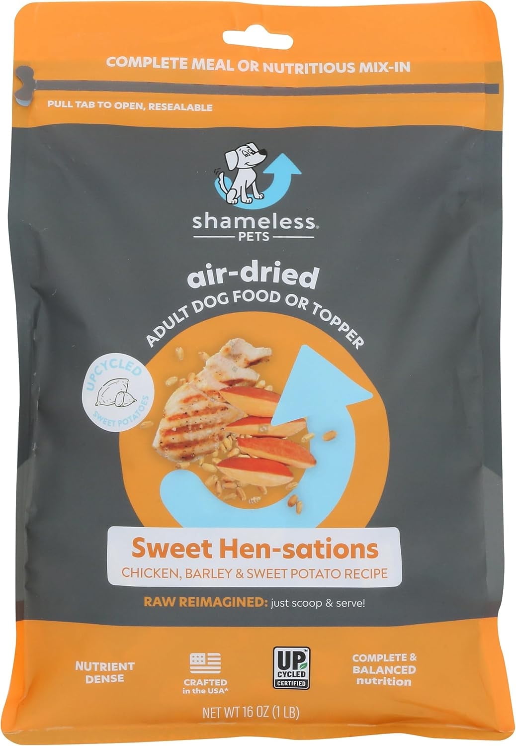 Shameless Pets Dog food Topper Chicken Sweet Hen-Sations 16 oz ...