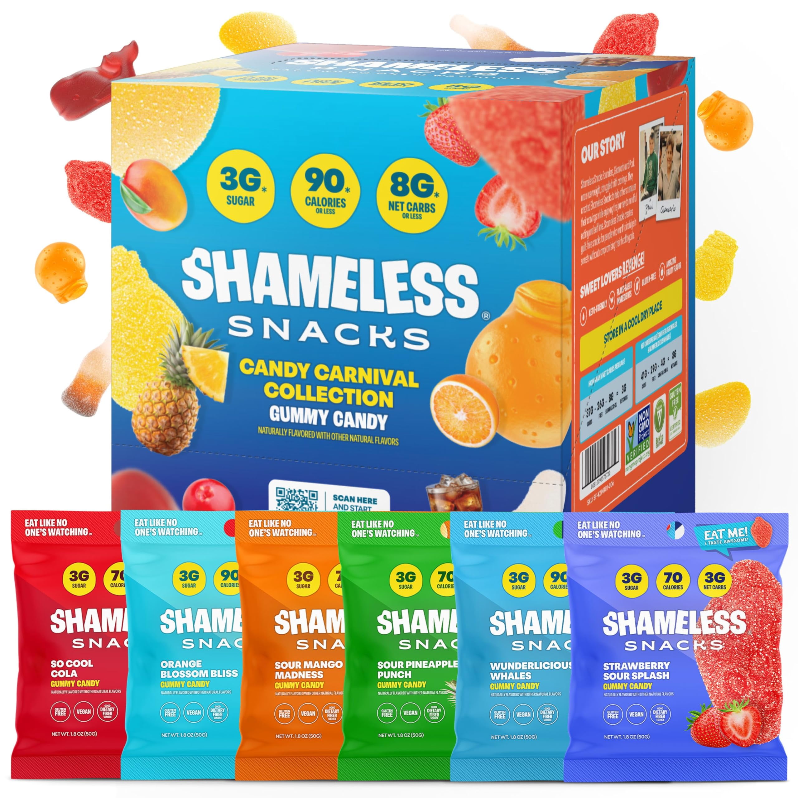 Shameless Snacks - Guilt-Free Gummies HYZ01 Variety Pack - Walmart.com