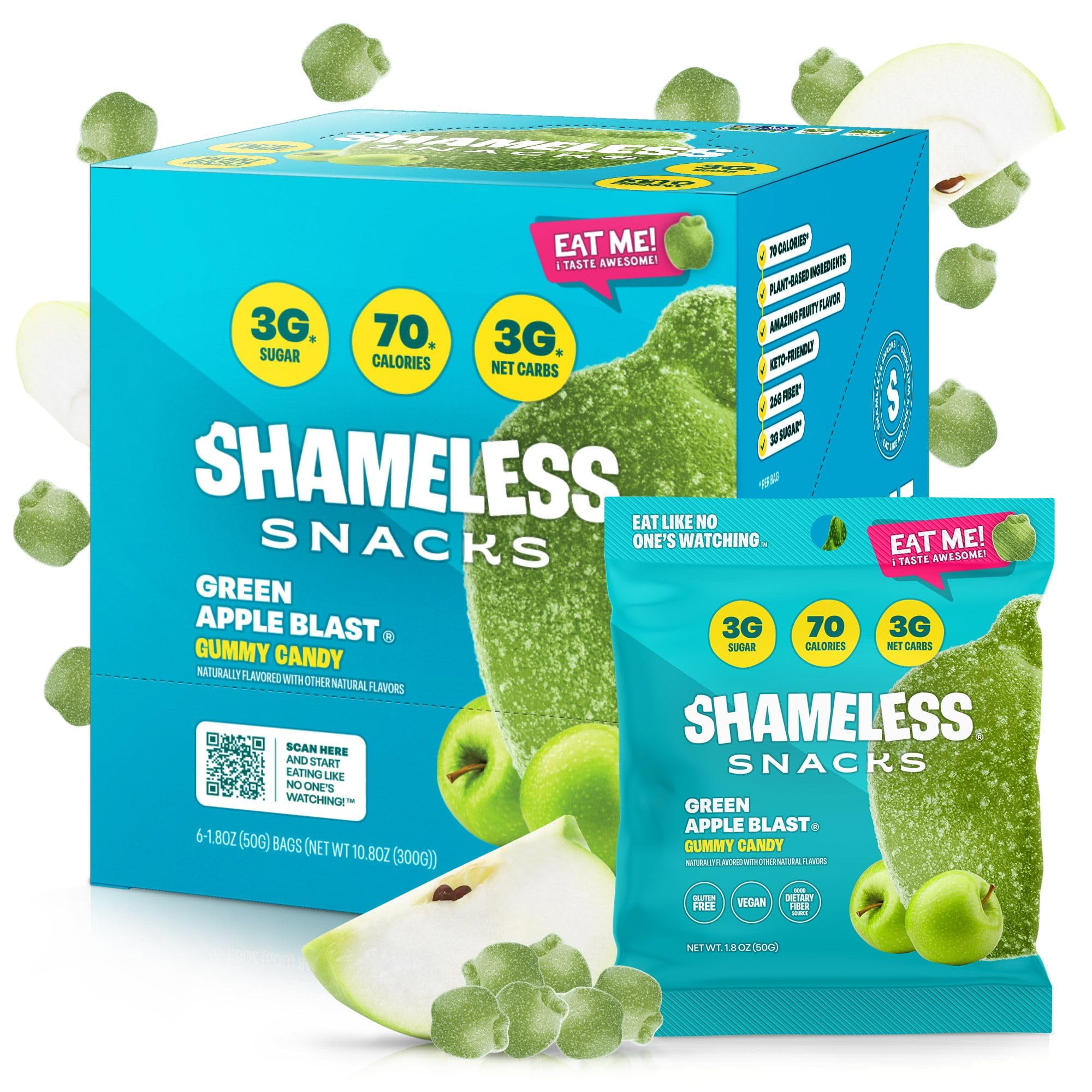Shameless Snacks - Healthy BCF26 Low Calorie Snacks, Low Carb Keto ...