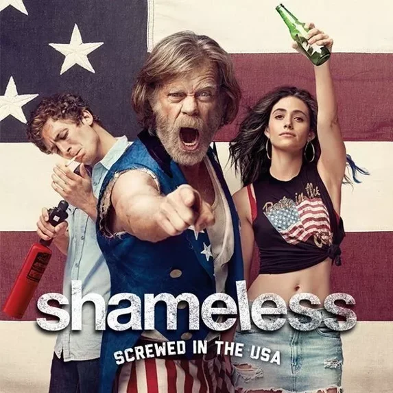 Shameless Tv Show Gallaghers Screwed In The Usa Sticker Phone Decal ...