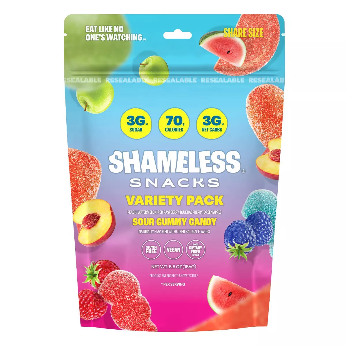 Shameless Variety Pack Snacks 5.5oz - Walmart.com