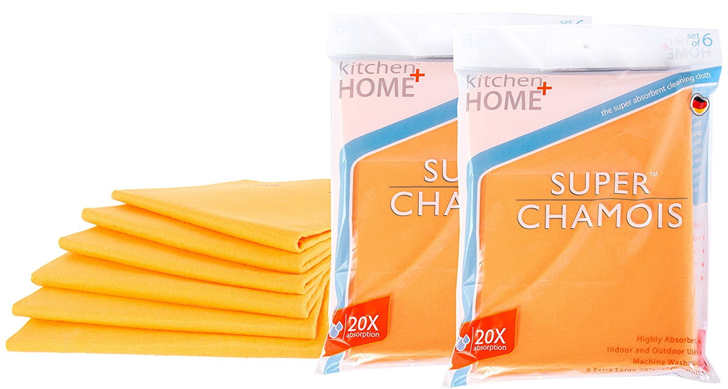 Shammy - Super Chamois - Extra Large 20 X 27 Super Absorbent Cleaning ...