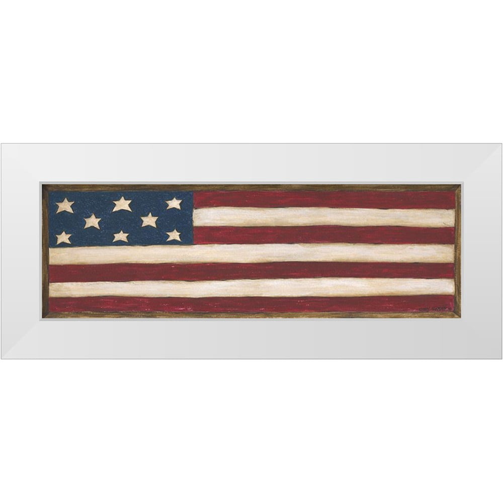Shamp, Cindy 14x7 White Modern Wood Framed Museum Art Print Titled ...