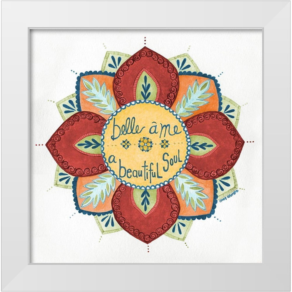Shamp, Cindy 26x26 White Modern Wood Framed Museum Art Print Titled ...