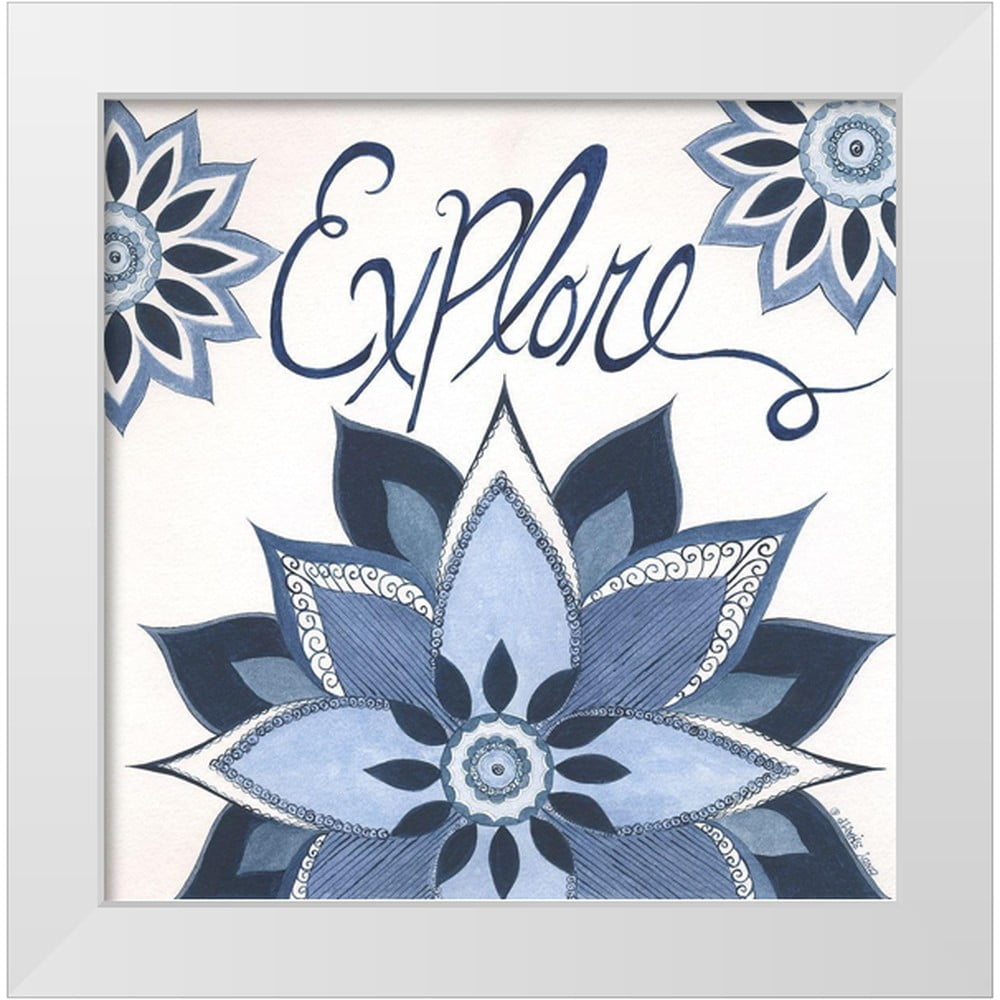 Shamp, Cindy 26x26 White Modern Wood Framed Museum Art Print Titled ...