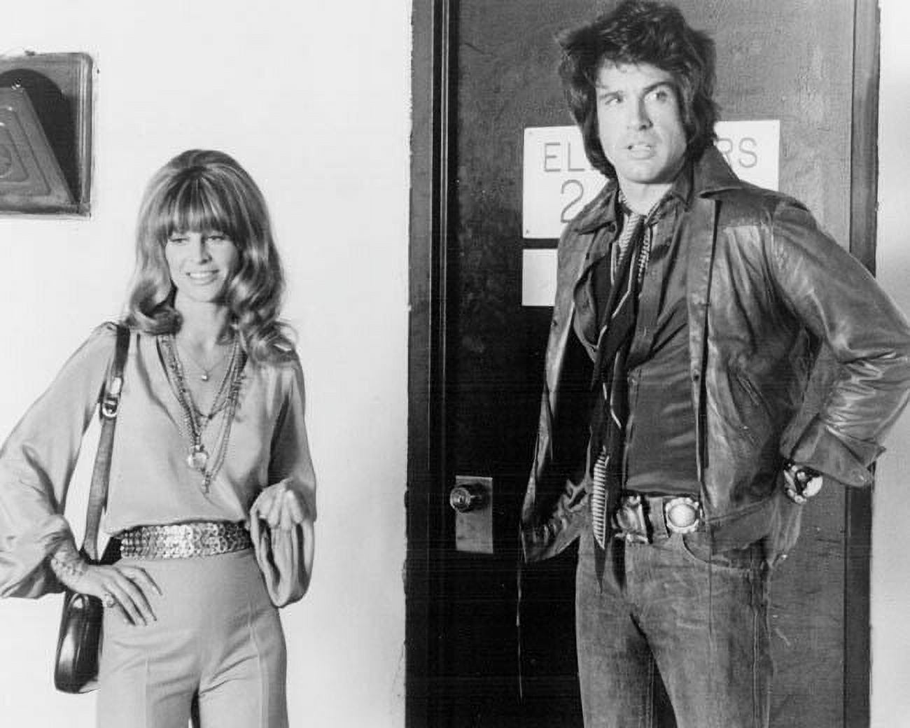 Shampoo 1974 Julie Christie Warren Beatty in leather jacket as George ...