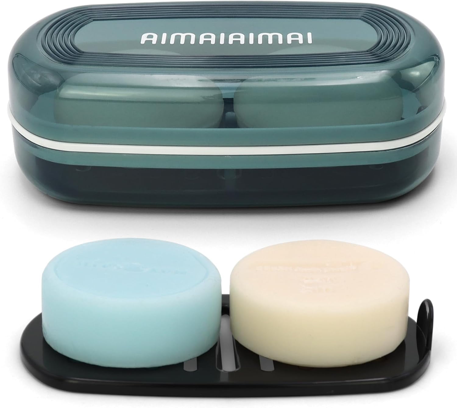 Shampoo Bar Holder Travel Case for Two Bars – Compatible with Kitsch ...