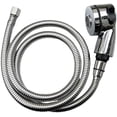 Shampoo Bowl Faucet Sprayer Hose Replacement, 1/4" Nut Professional ...