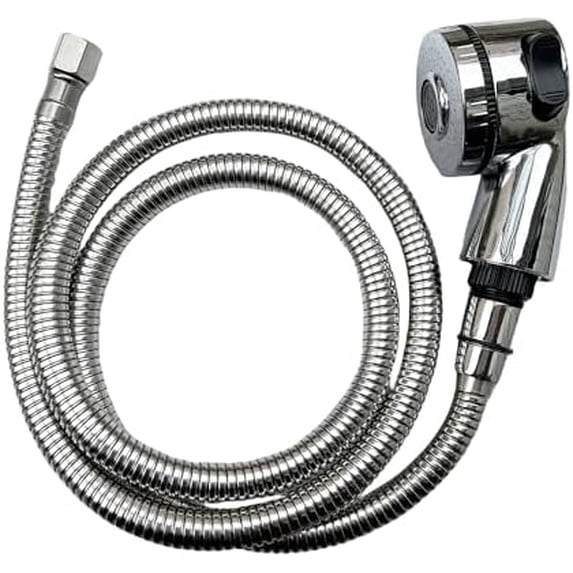 Shampoo Bowl Faucet Sprayer Hose Replacement, 1/4" Nut Professional ...