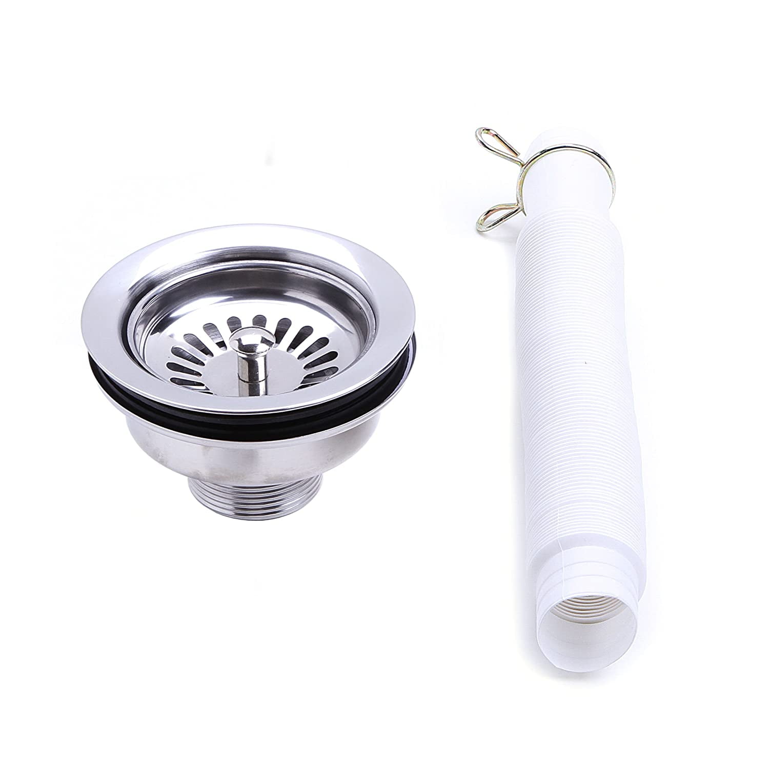 Shampoo Bowl Stainless Steel Drain and assembly for Shampoo Sink Salon ...