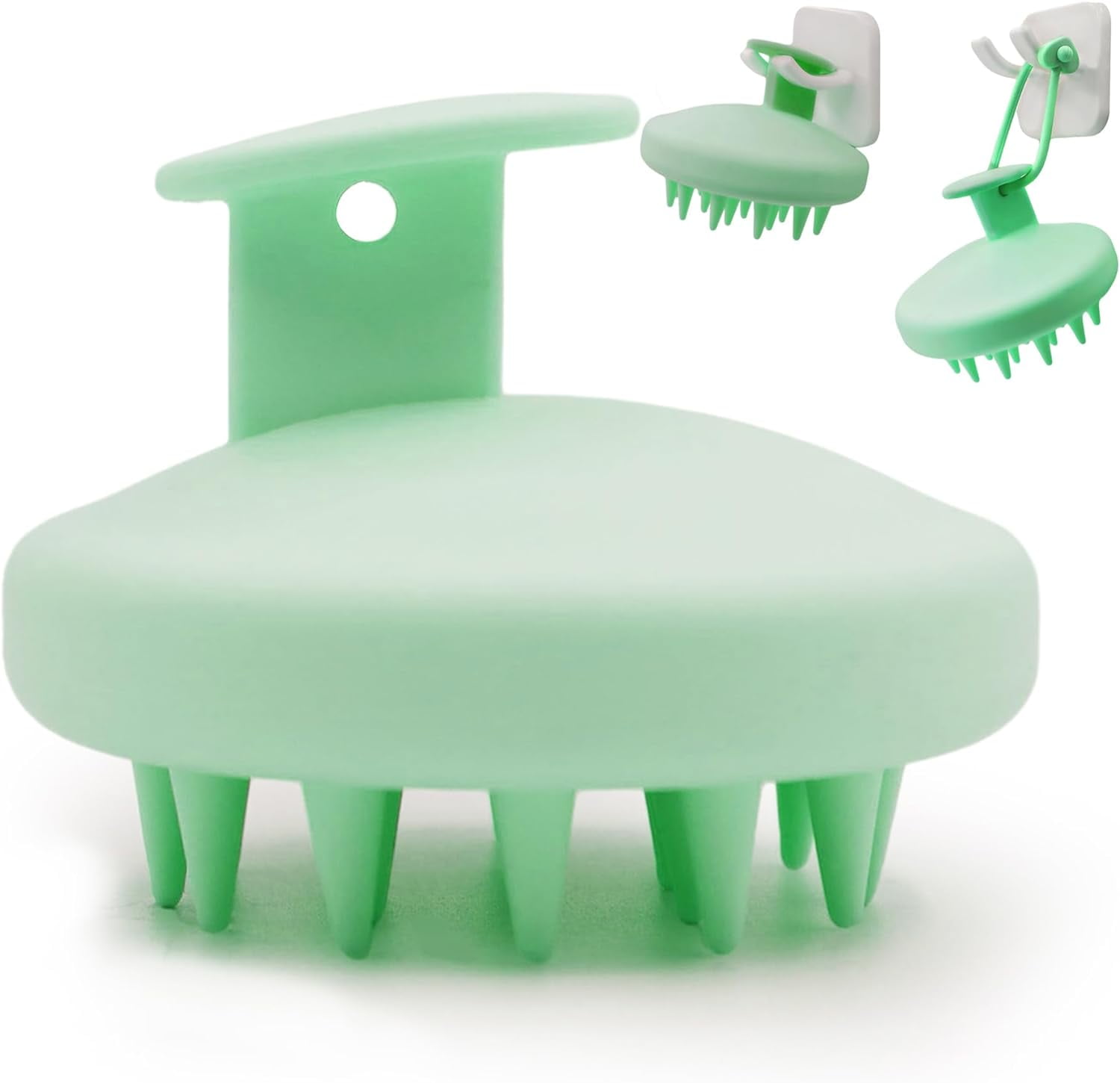 Shampoo Brush Scalp Massager Hair Growth Scalp Scrubber Head Massager ...