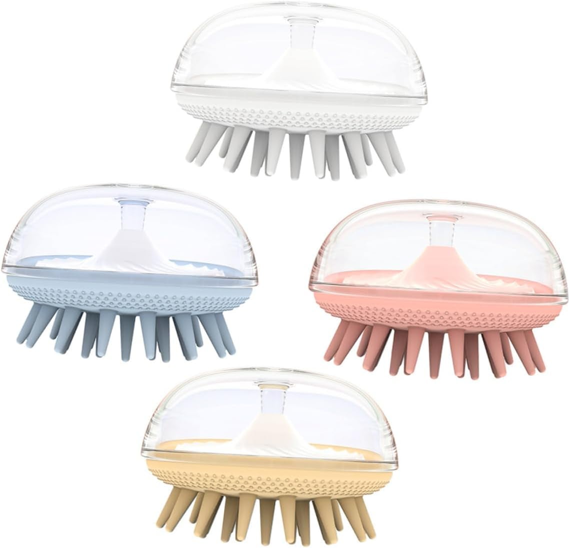 Shampoo Brushes 8 Pcs Shampoo Brush Handheld Shampooer Scalp Shampoo ...