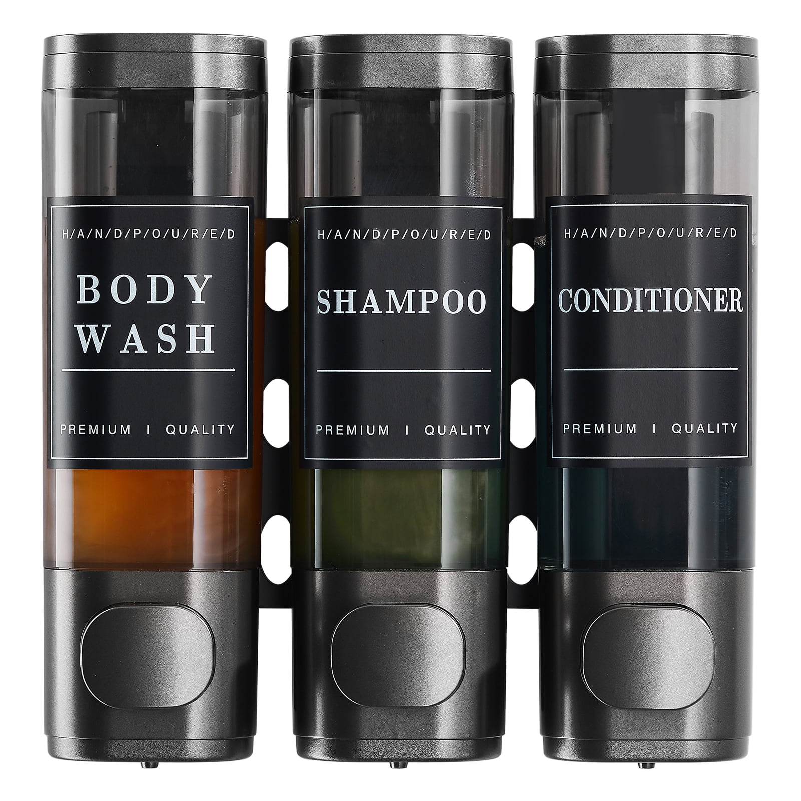 Shampoo and Conditioner Dispenser,Unisense Shower Soap Dispenser 3 ...