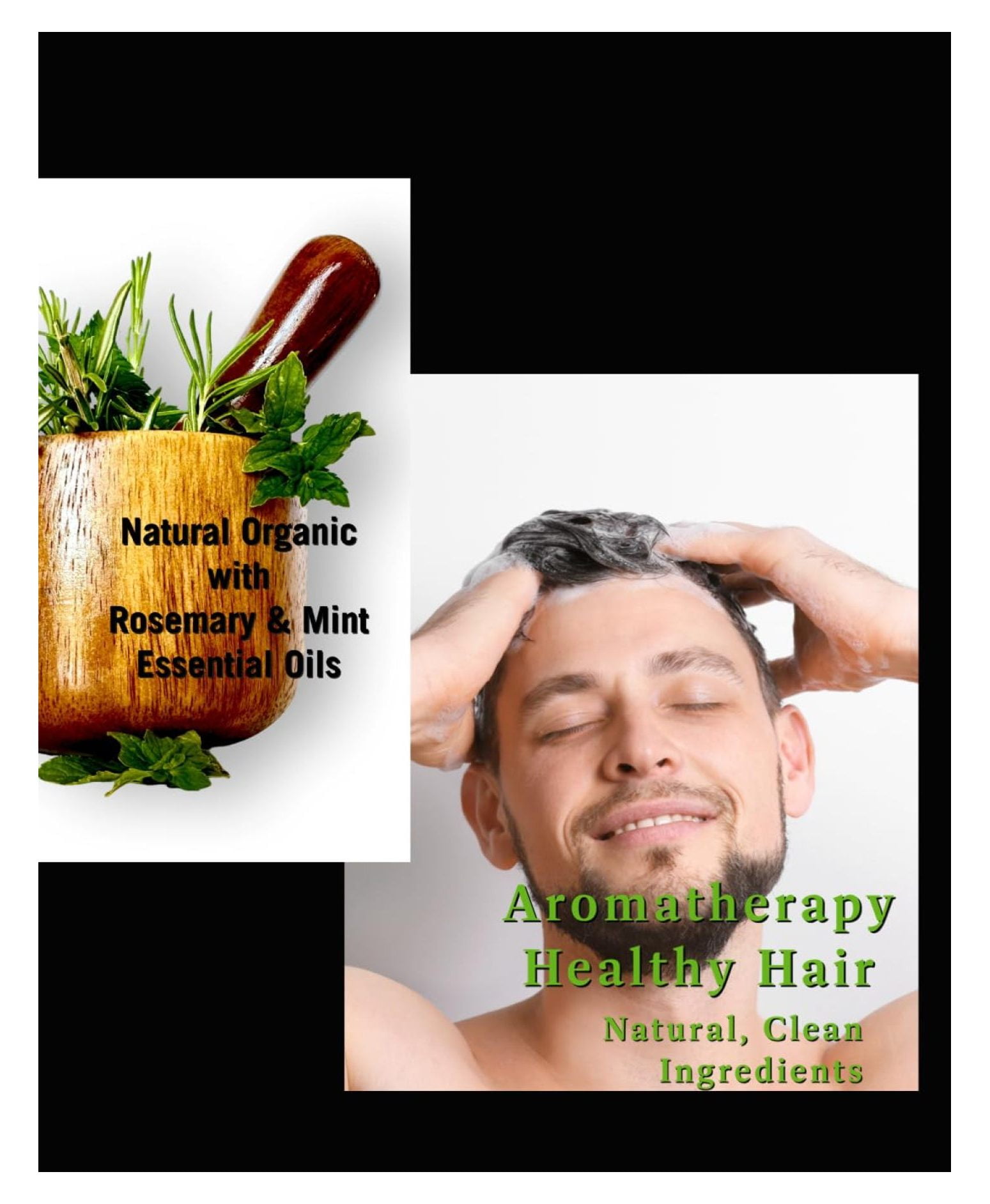 Shampoo & Conditioner Set, Rosemary Mint Blend, Sulfate Free, Natural ...