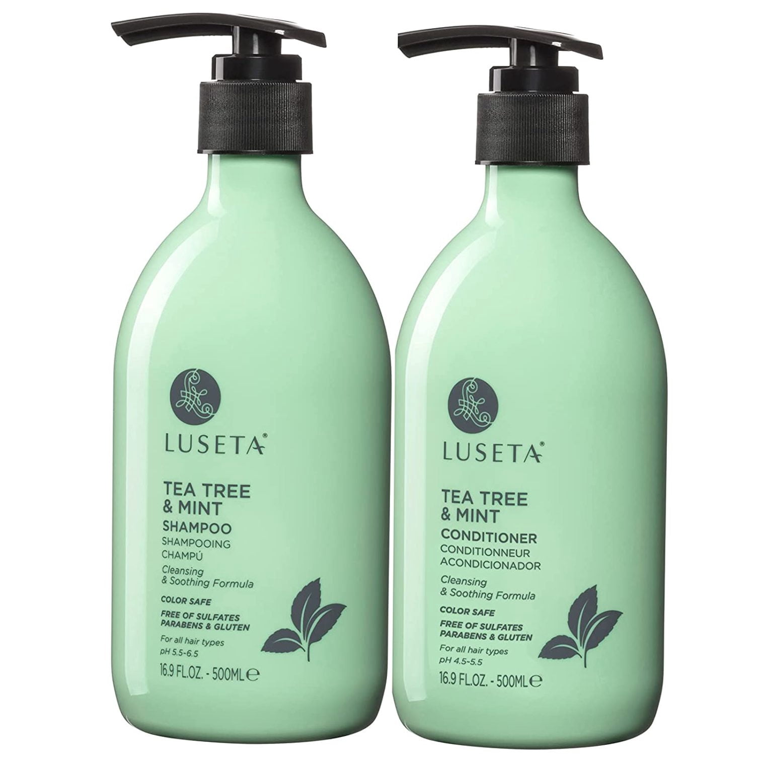 Shampoo & Conditioner Sets Luseta Tea Tree Mint Shampoo And Conditioner ...