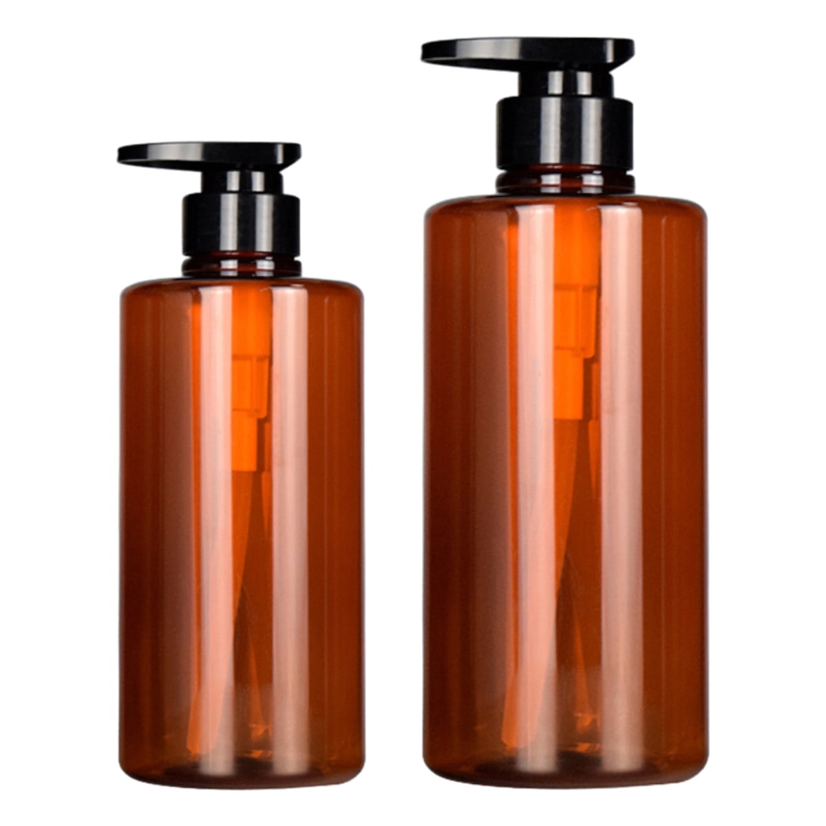 Shampoo Dispenser Bottles Reusable, 2 pack Shampoo and Conditioner Pump ...