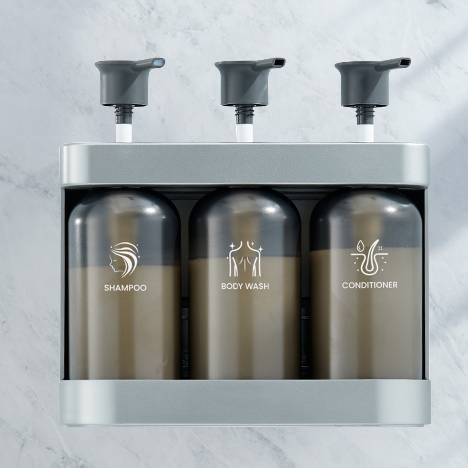 Shampoo Dispenser for Shower Wall Mounted, Shower Soap Dispenser 3 ...