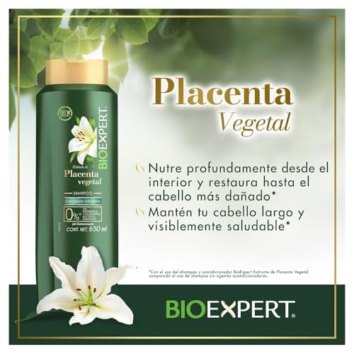 Shampoo - Extracto de Placenta Vegetal 650ml - Walmart.com