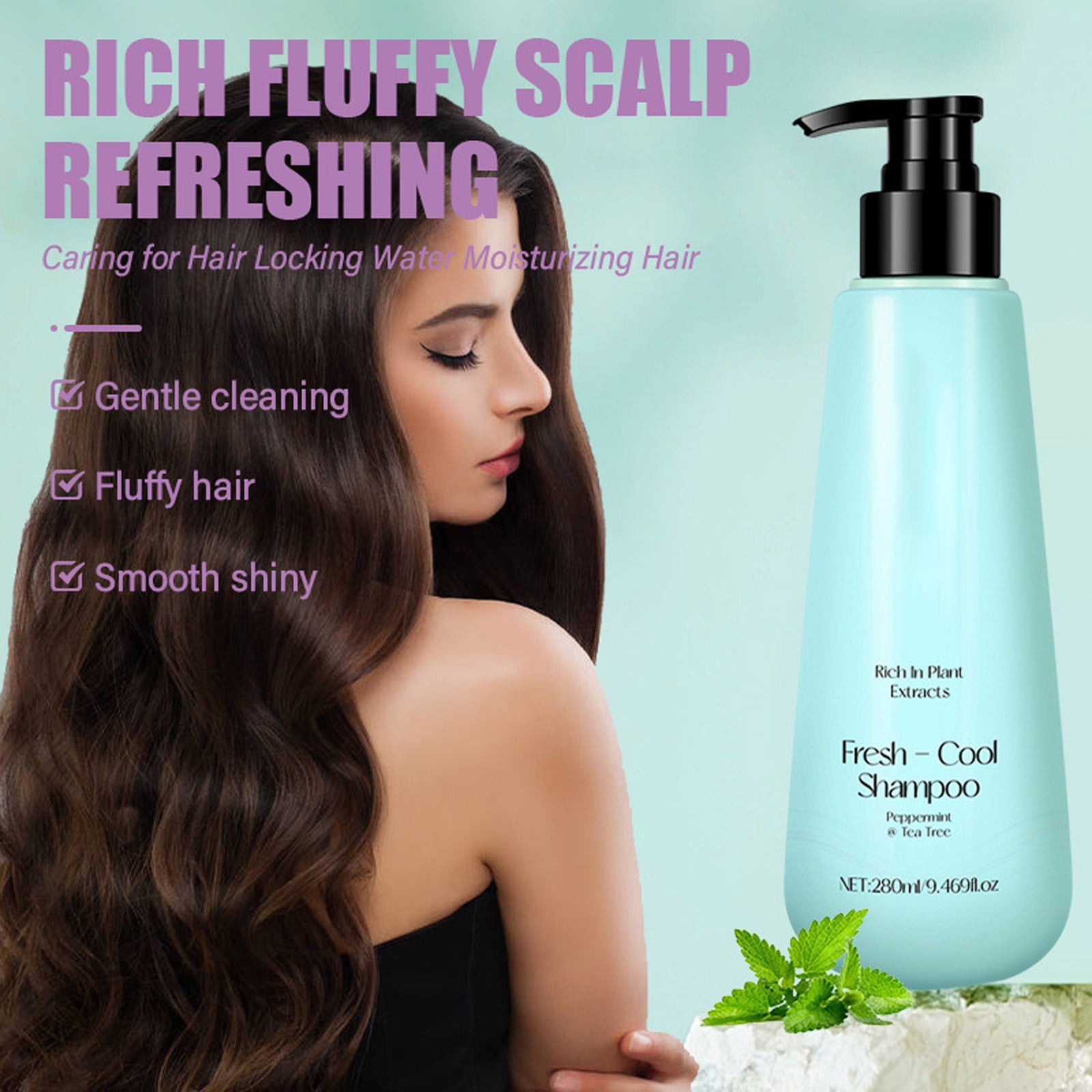 Shampoo Oil Control Volumizing & Hydrating Conditioner for Dry Hair ...