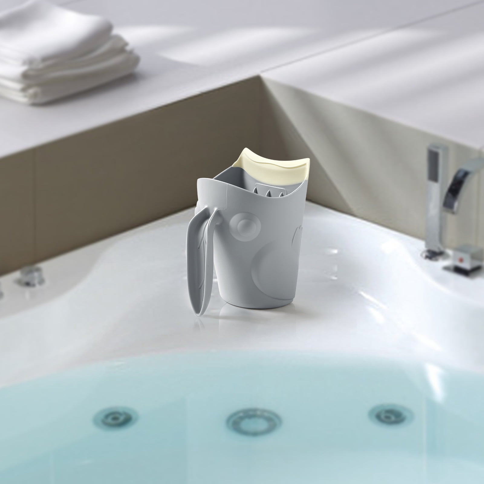 Shampoo Rinse Cup Baby Bath Cup Wash Hair Rinsing Cup Water Spoon ...