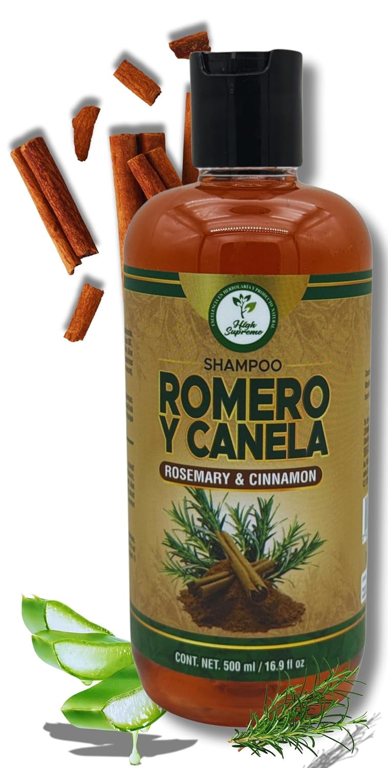 Shampoo Romero & Canela (Rosemary & Cinnamon) 16.9 fl oz Nutrir y ...