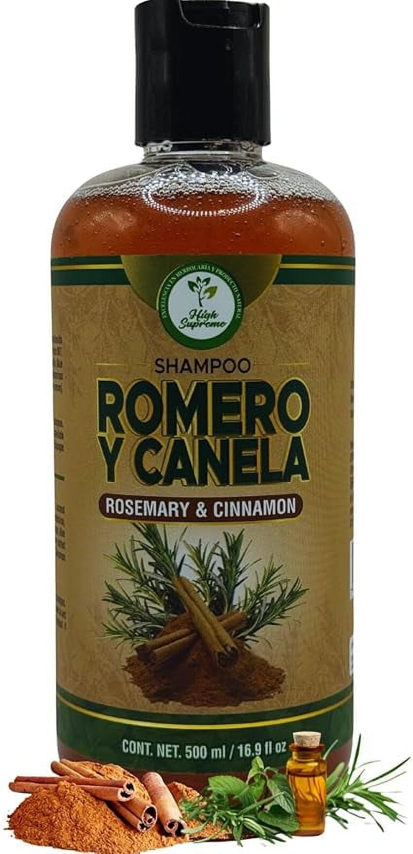 Shampoo Romero & Canela (Rosemary & Cinnamon) 16.9 fl oz Nutrir y ...