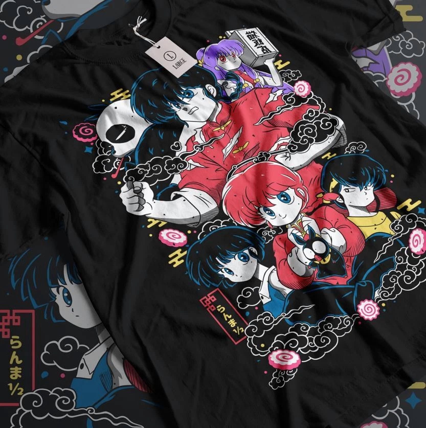 Shampoo Rumiko T-shirt Takahashi Ranma 1/2 Girl Kawaii Funny Anime Tee ...
