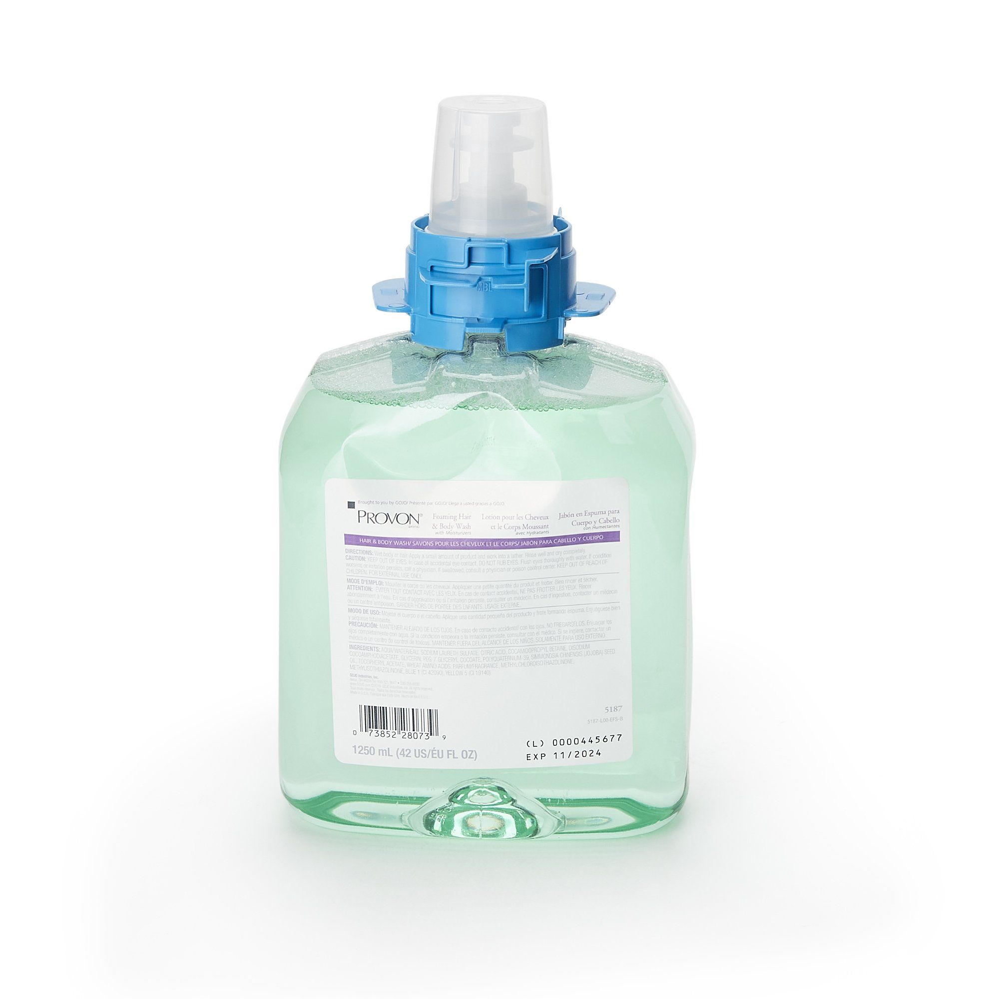 Shampoo and Body Wash PROVON 1250 mL Dispenser Refill Bottle Cucumber ...