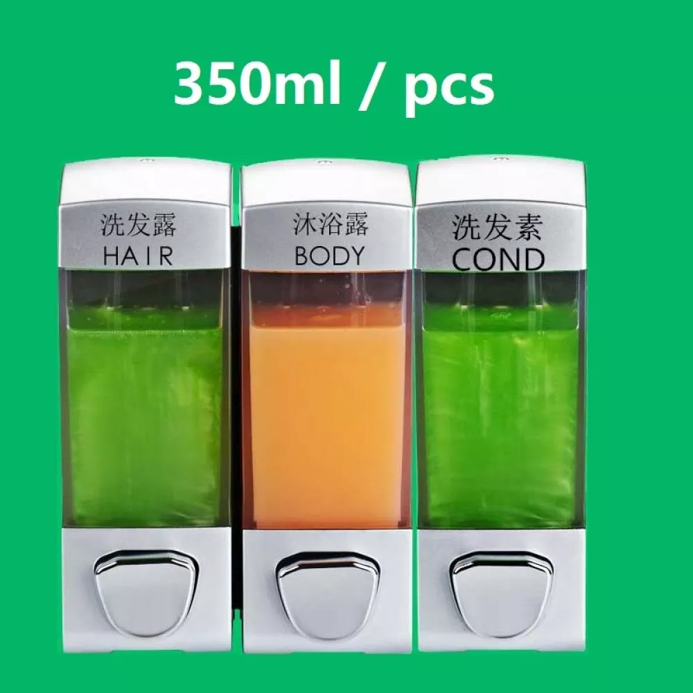 Healifty Transparent Pump Dispenser for Liquid Soap Shampoo and Shower ...