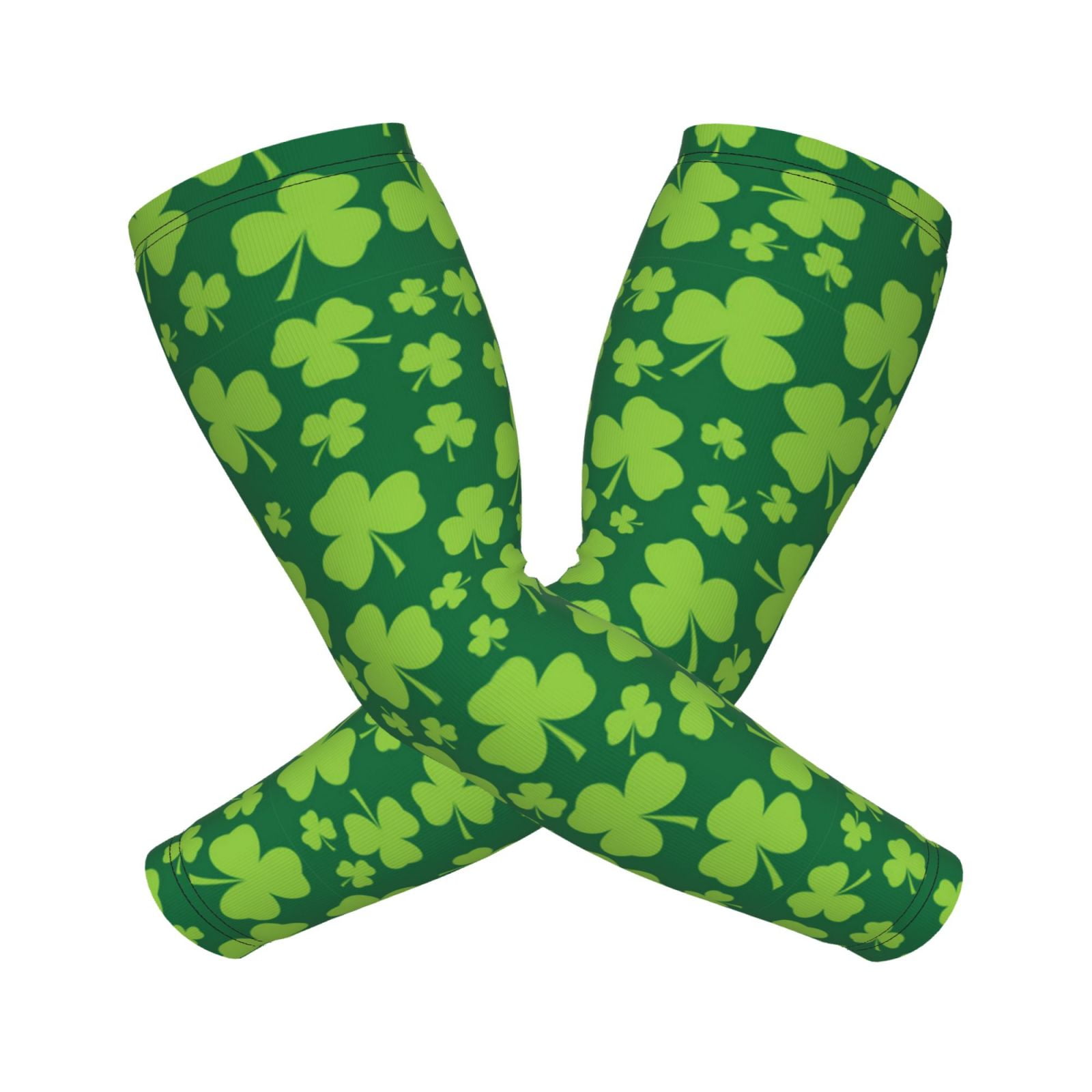 Shamrock Clovers Arm Sleeves For Men And Women Compression Sun ...