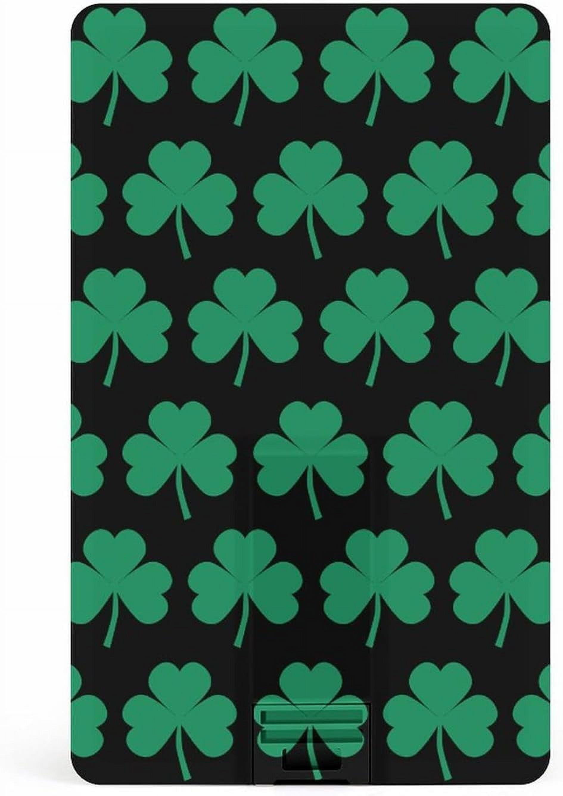 Shamrock Clovers Usb Flash Drive Credit Card Design Thumb Drive Memory ...