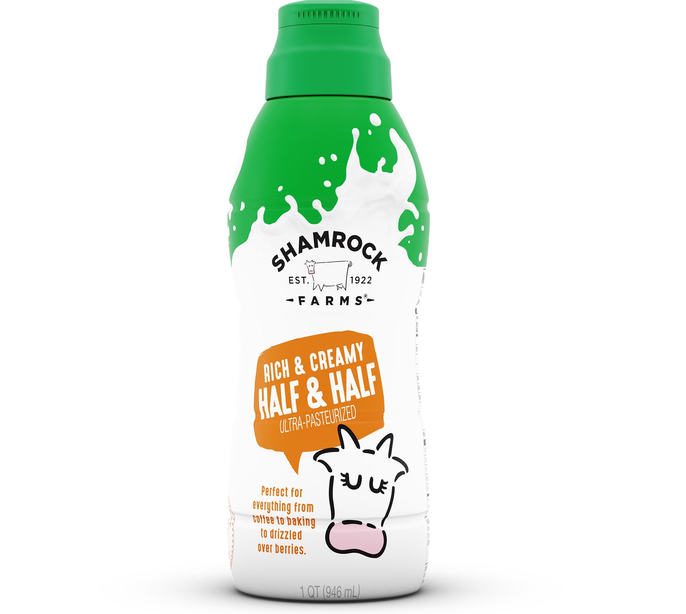 Shamrock Farms Half and Half, 32oz Bottle - Walmart.com