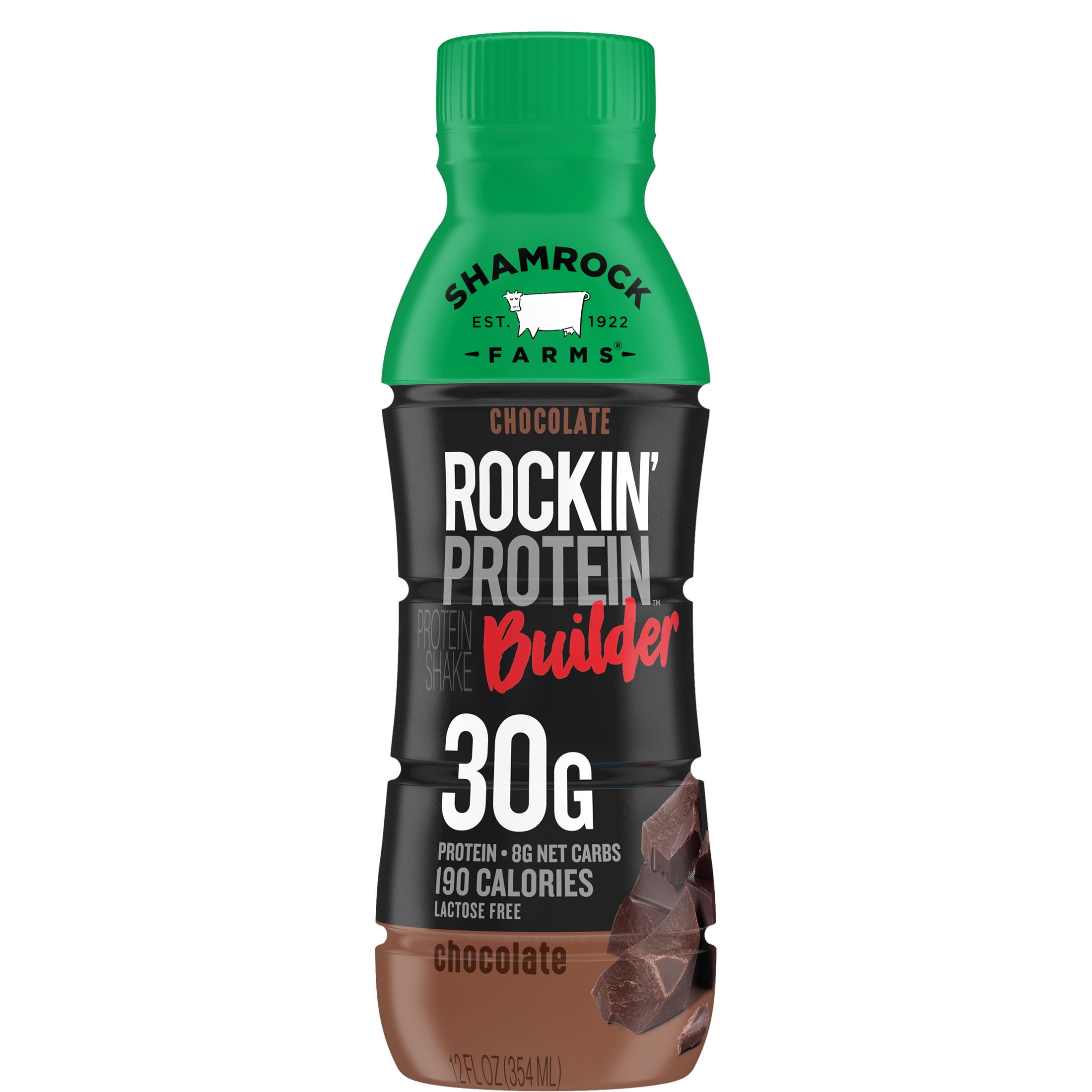 Shamrock Farms Lactose Free Rockin' Protein Builder Chocolate 12 fl oz ...