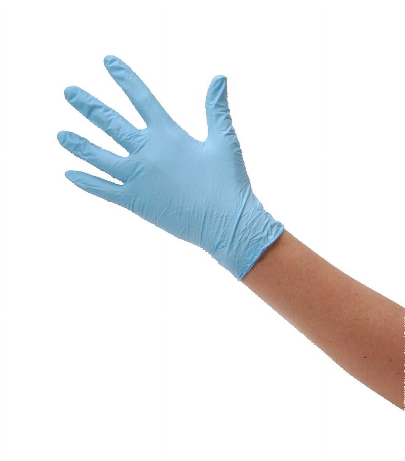 Shamrock Powder-free Textured Supreme Blue Nitrile Exam Gloves (Box of ...