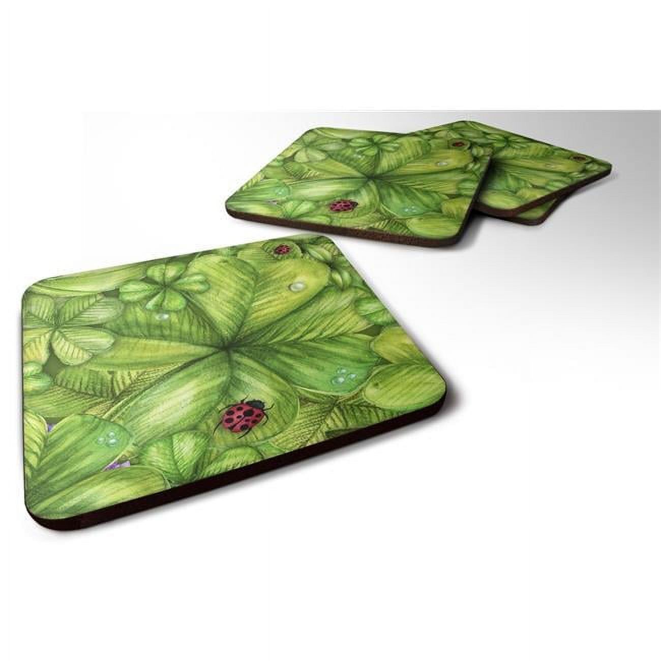 Shamrocks & Lady Bugs Foam Coasters - Set of 4 - Walmart.com