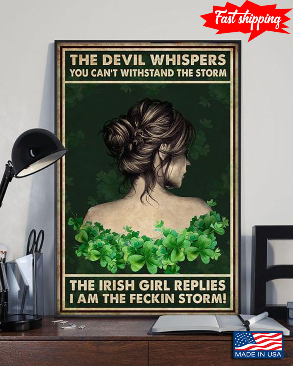 Shamrocks The Devil Whispers You Can't Withstand The Storm The Irish ...