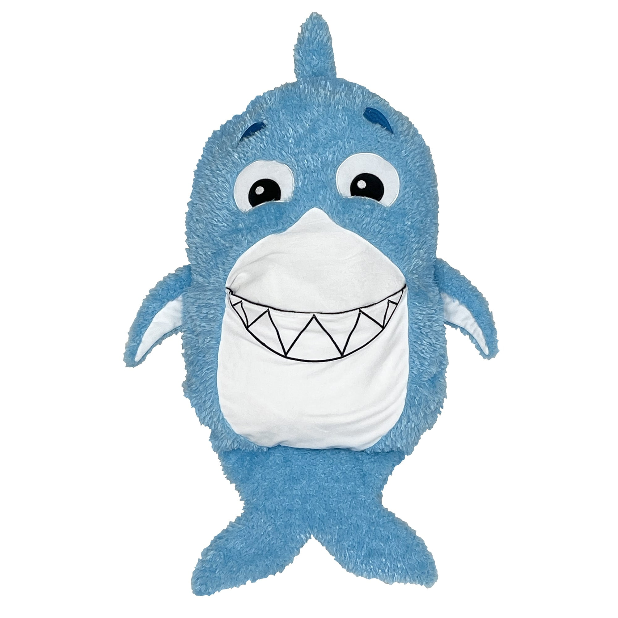 Shamzees: Shark - Blue - Plush Pillow Cover, Soft Huggable Animal ...