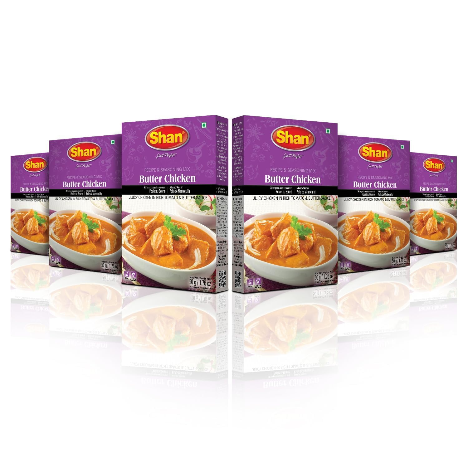 Shan - Butter Chicken YPF5 Seasoning Mix (50g) - Spice Packets for ...