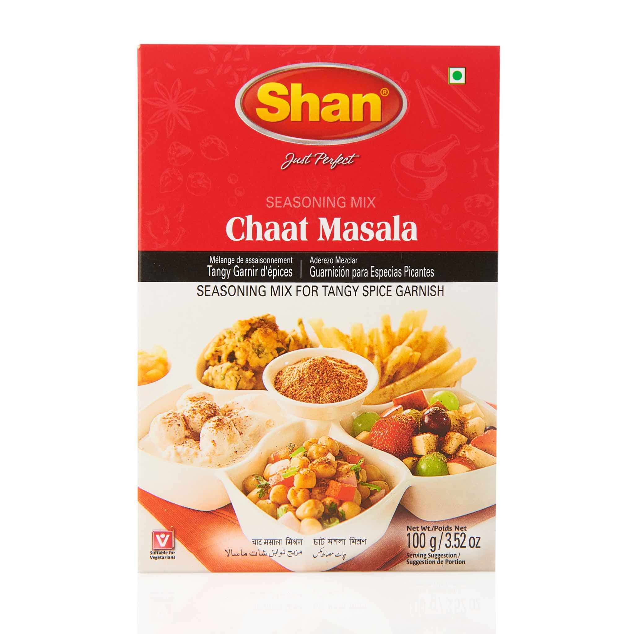 S.Han Chaat Masala Seasoning 3.52 oz, Tangy Spice Blend for Snacks ...