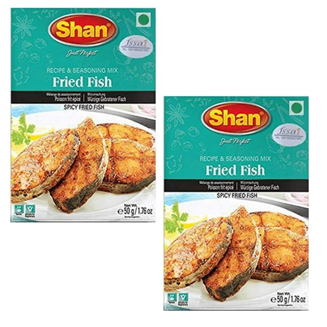 Shan Fried Fish Masala, 2 Pack, 2 X 50 G - Walmart.com