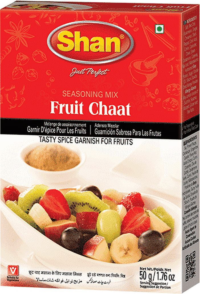 Shan Fruit Chaat Seasoning 50 gm box Pack of 2 - Walmart.com