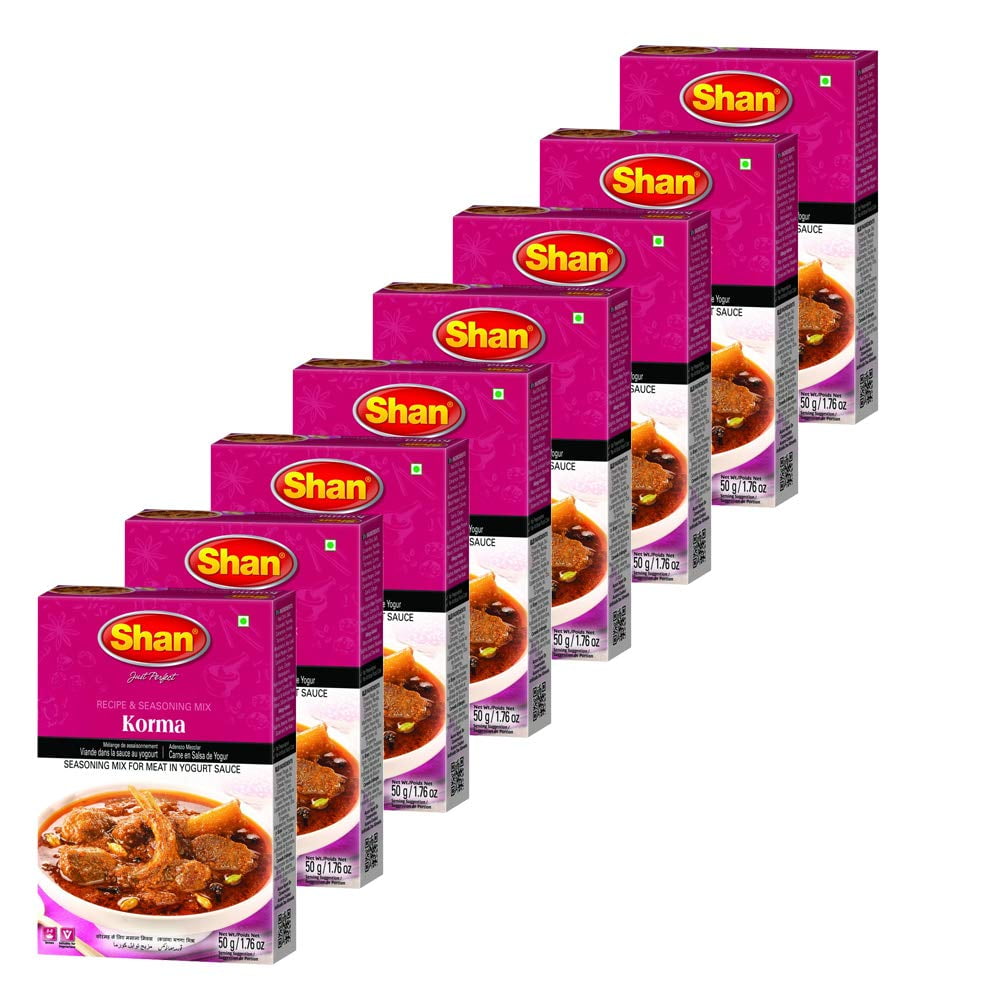 Shan Korma Masala, 8 Pack, 8 X 50 G - Walmart.com