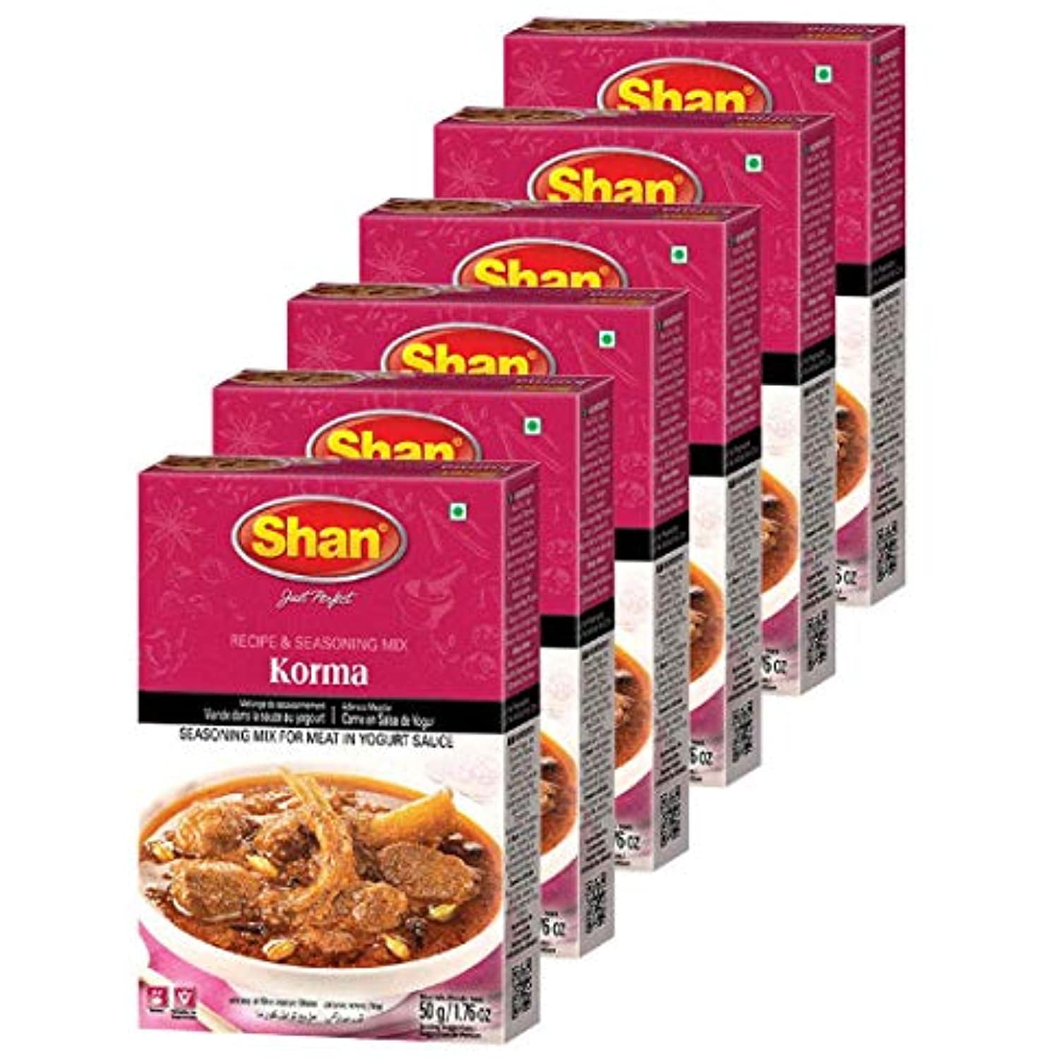 Shan Korma Recipe And Seasoning Mix 1.76 Oz (50G) - Spice Powder For ...
