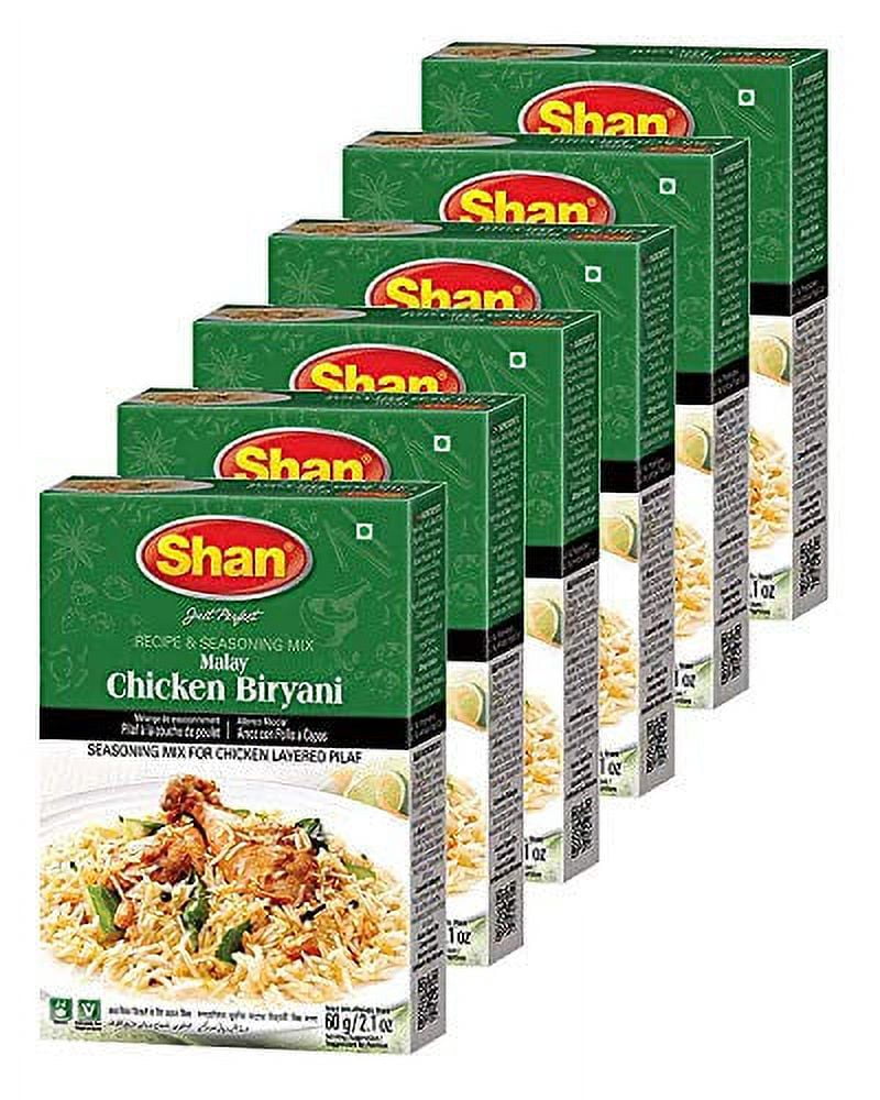 Shan Malay Chicken Biryani Recipe and Seasoning Mix 2.11 oz (60g ...