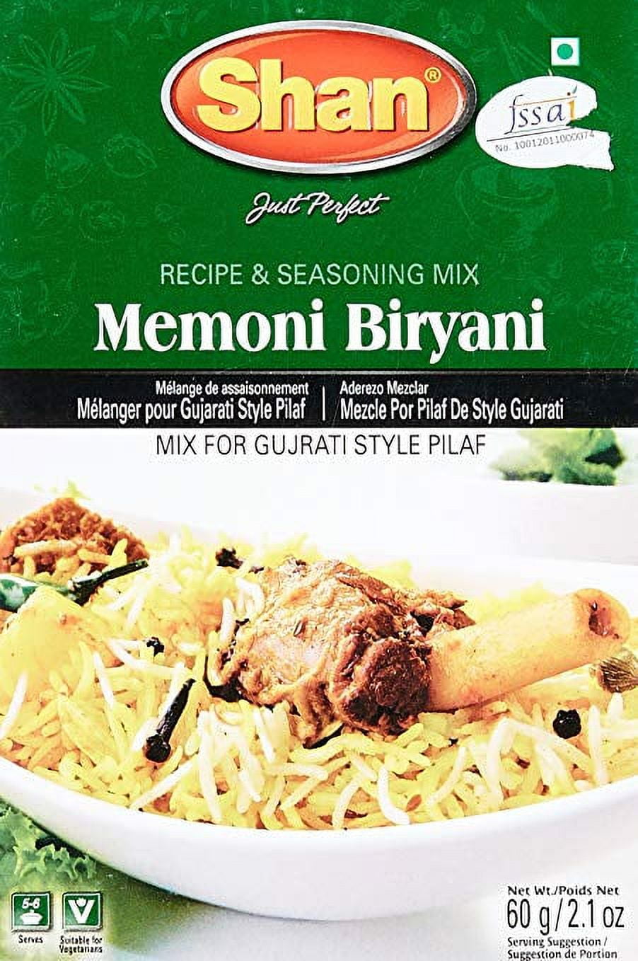 Shan Memoni Mutton Biryani, 60 g - Walmart.com