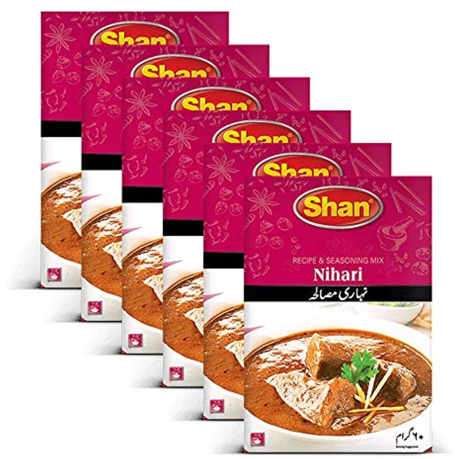 Shan Nihari Recipe And Seasoning Mix 2.1 Oz (60G) - Spice Powder For ...