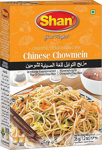 Shan Oriental Recipes - Chinese Chowmein Spice Mix 35 gm pack Pack of 4 ...